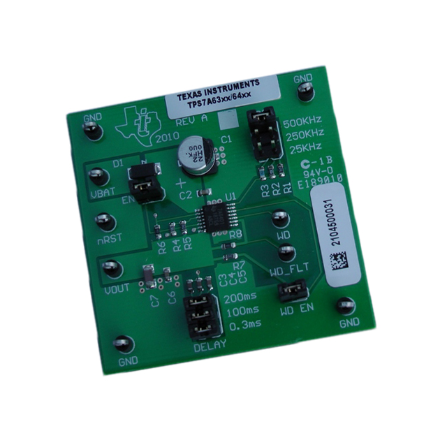 TPS7A6401EVM Texas Instruments | Placas de desarrollo, kits, programadores | DigiKey